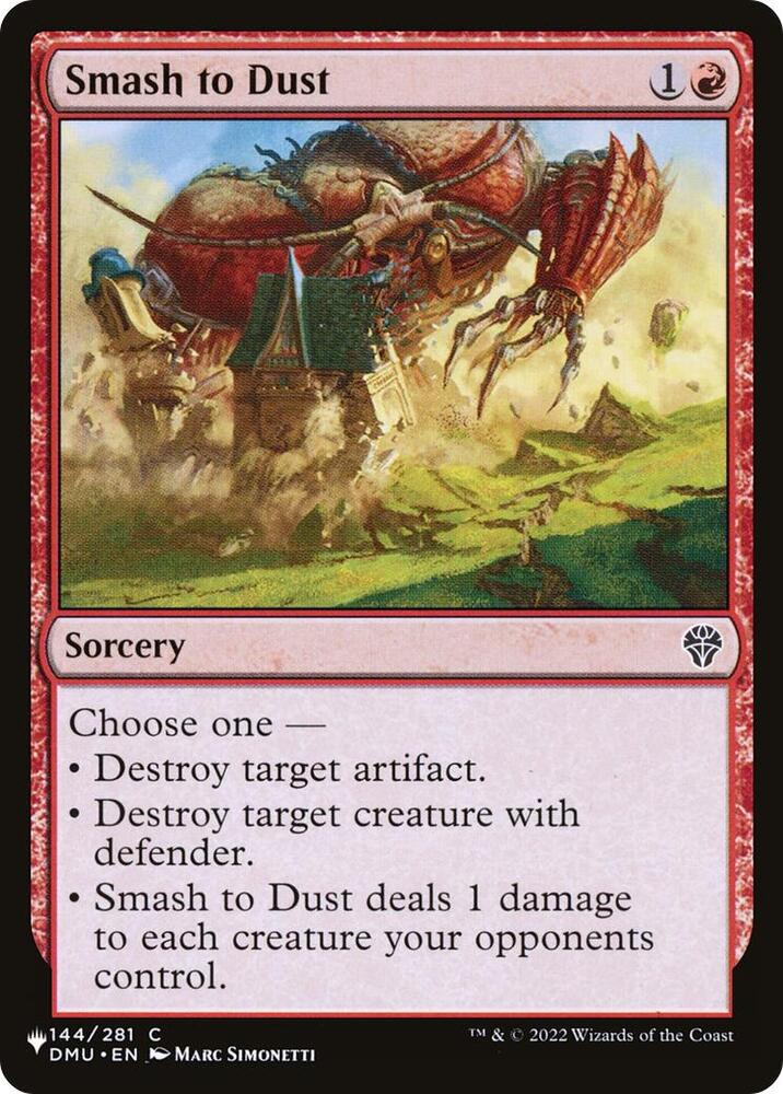Smash to Dust - The List Reprints - Magic: The Gathering - TCGplayer.com