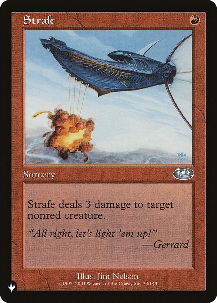 Strafe - The List Reprints - Magic: The Gathering