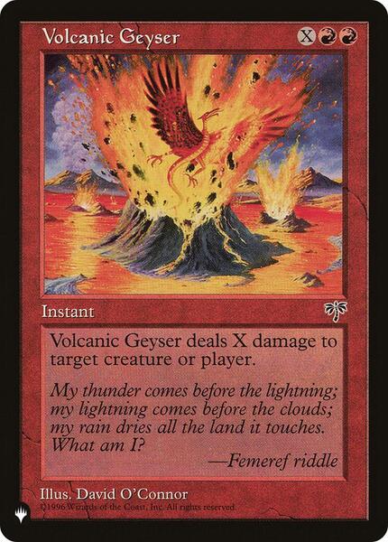 Volcanic Geyser - The List Reprints - Magic: The Gathering