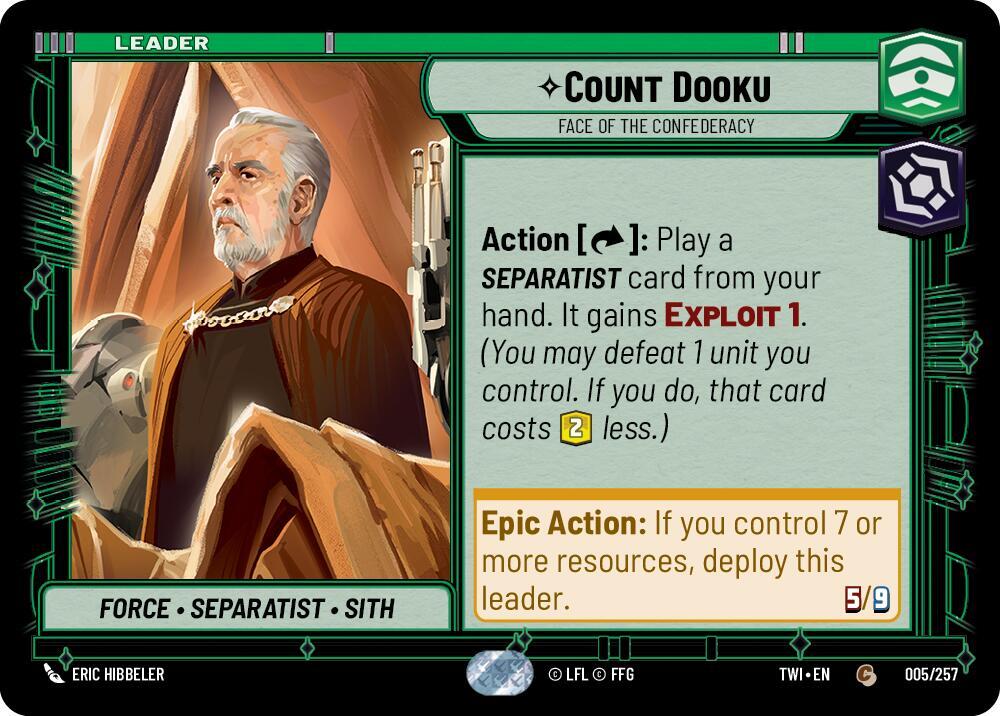Count Dooku - Face of the Confederacy - Twilight of the Republic - Star ...