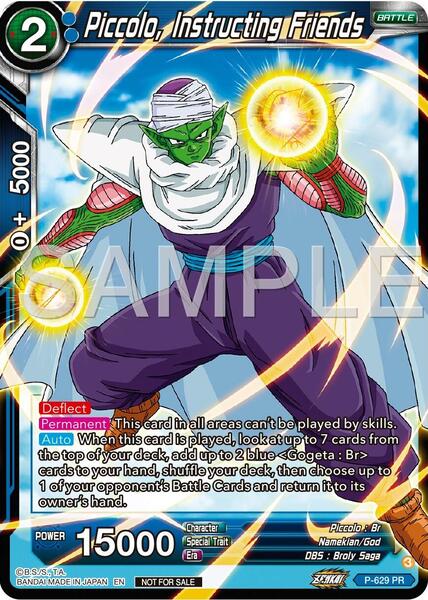Piccolo, Instructing Friends (Zenkai Series Tournament Pack Vol.9 ...