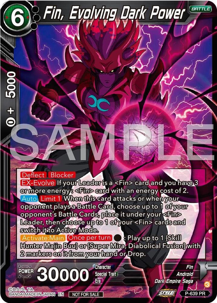 Fin, Evolving Dark Power (Zenkai Series Tournament Pack Vol.9 ...