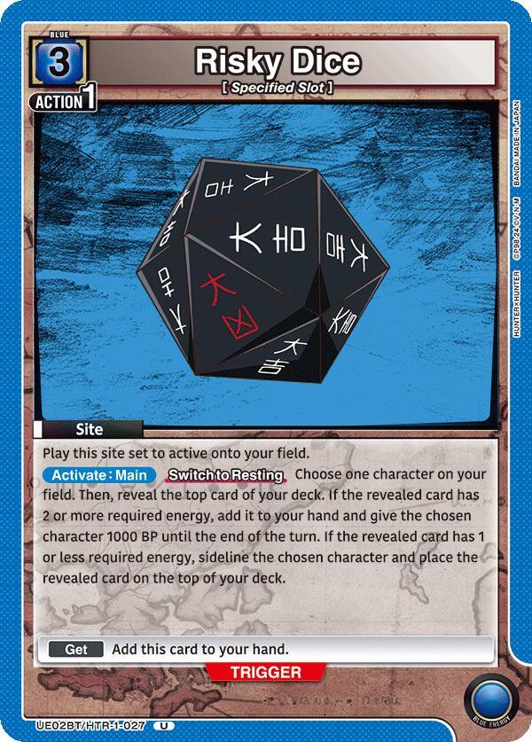 Risky Dice (027) - UE02BT: HUNTER X HUNTER - Union Arena - TCGplayer.com