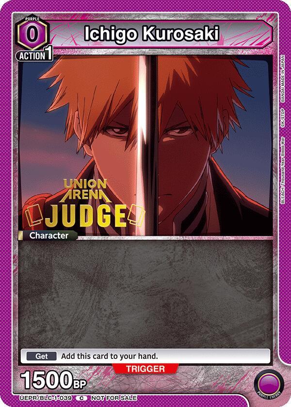 Ichigo Kurosaki (039) (Judge Pack) - Union Arena Promotion Cards ...