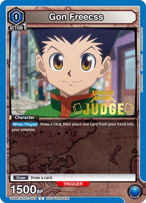 Gon Freecss (005) (Judge Pack) - Union Arena Promotion Cards - Union ...