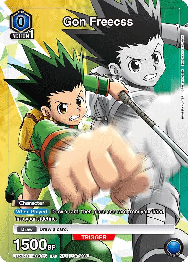 Gon Freecss (005) - Union Arena Promotion Cards - Union Arena