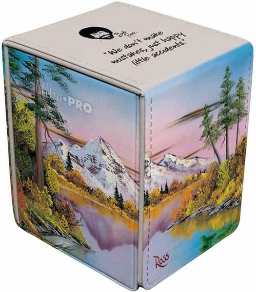 Bob Ross Alcove Flip Deck Box - Mighty Mountain Lake - Ultra Pro Deck Boxes - Deck Boxes ...