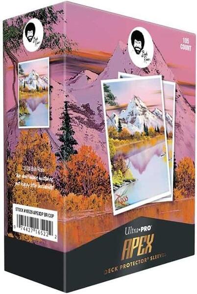 Bob Ross APEX Deck Protector Sleeves - Mighty Mountain Lake (105-pack ...