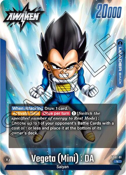 Vegeta (Mini) : DA - Starter Deck 7: Vegeta (Mini) - Dragon Ball Super ...