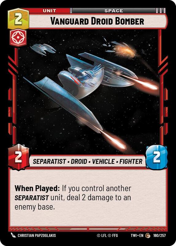 Vanguard Droid Bomber - Twilight of the Republic - Star Wars: Unlimited