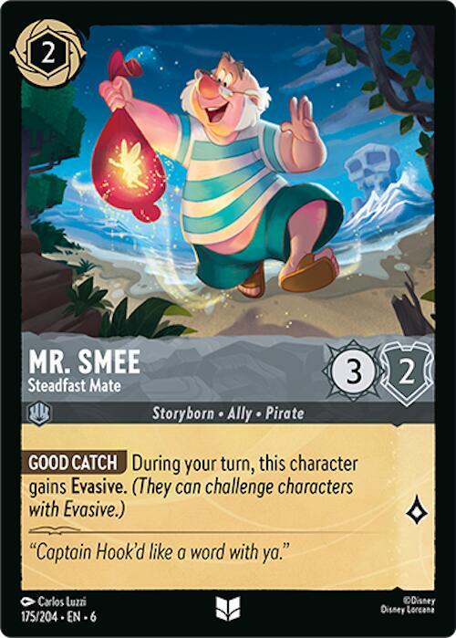 Mr. Smee - Steadfast Mate - Azurite Sea - Disney Lorcana - TCGplayer.com