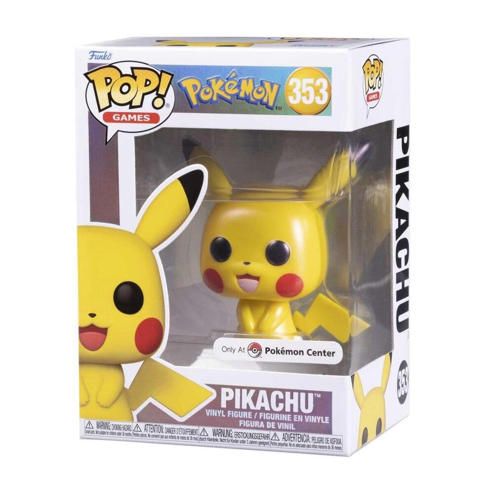 Pokemon: Pikachu (Pokemon Center Exclusive) - Pop! Vinyl - Funko ...