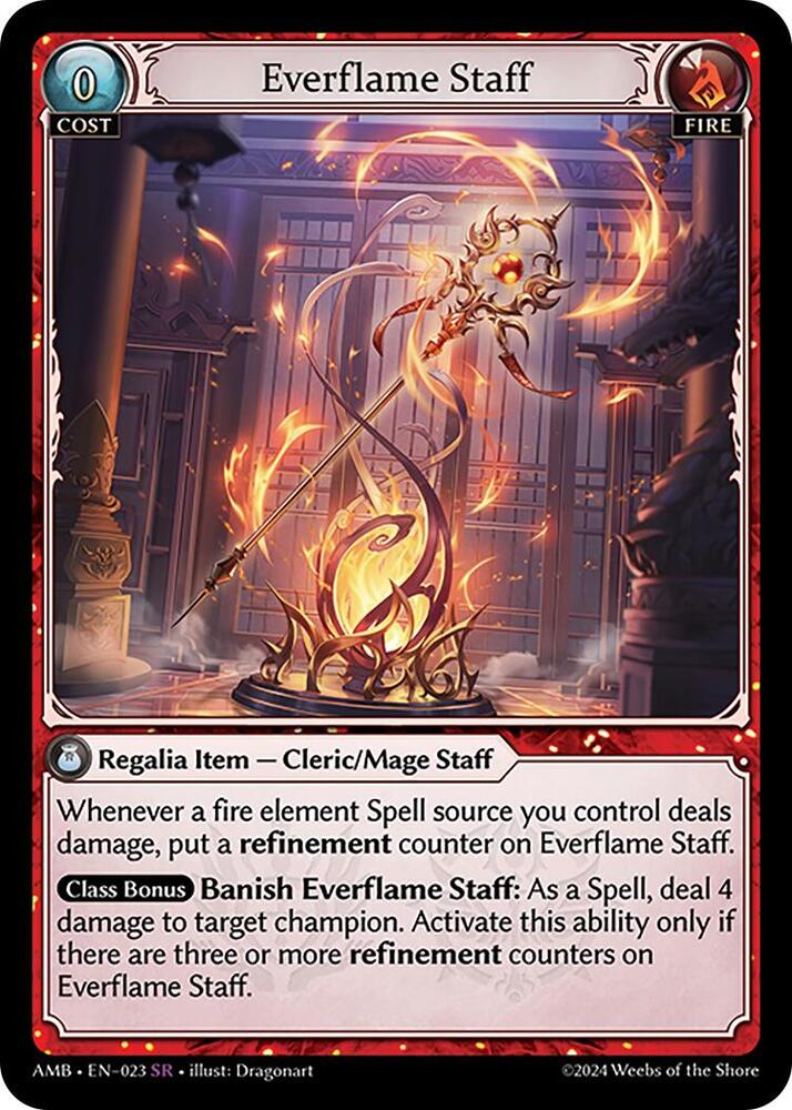 Everflame Staff - Mortal Ambition - Grand Archive TCG - TCGplayer.com