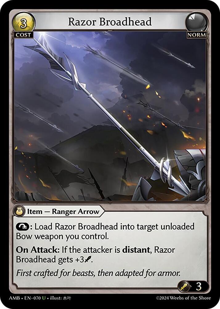 Razor Broadhead - Mortal Ambition - Grand Archive TCG