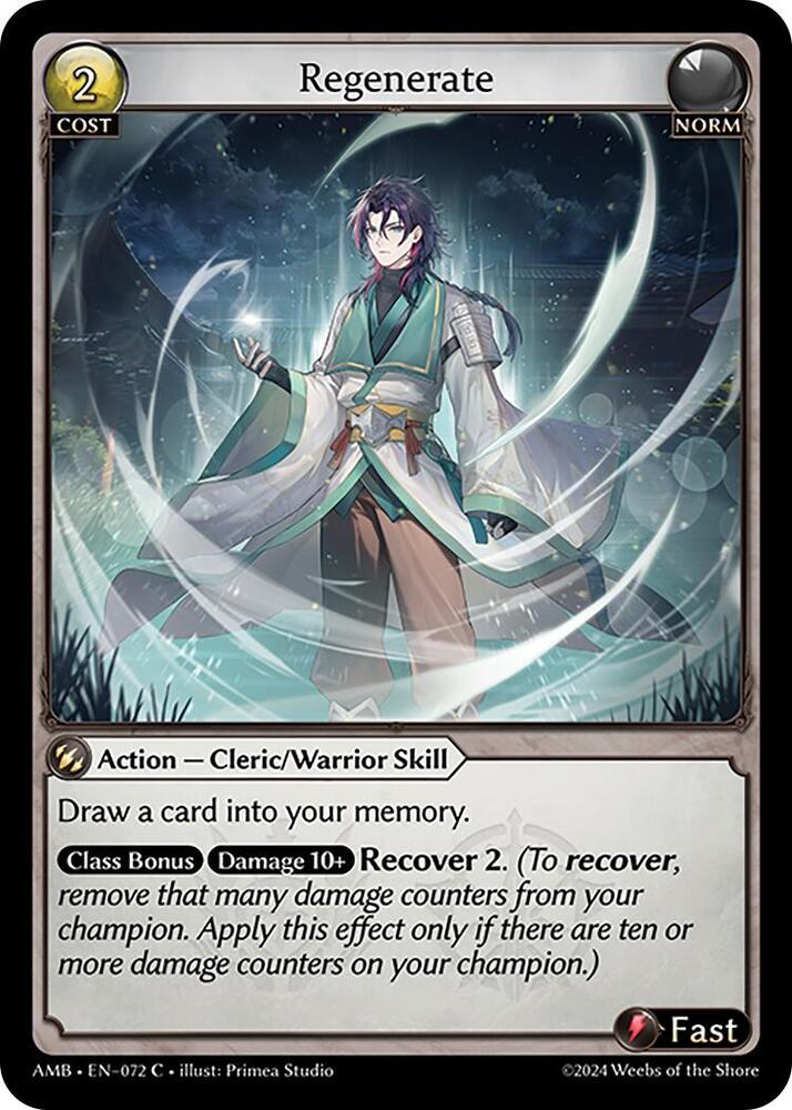 Regenerate - Mortal Ambition - Grand Archive TCG