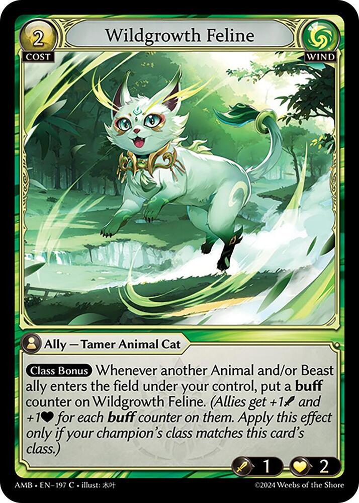 Wildgrowth Feline - Mortal Ambition - Grand Archive TCG