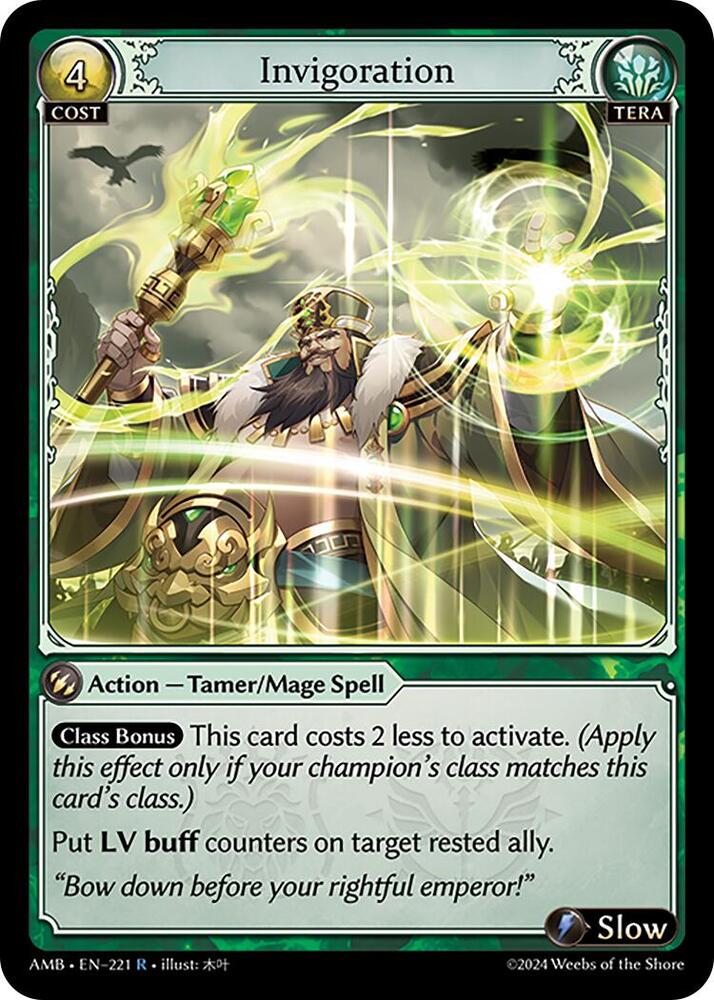 Invigoration - Mortal Ambition - Grand Archive TCG - TCGplayer.com