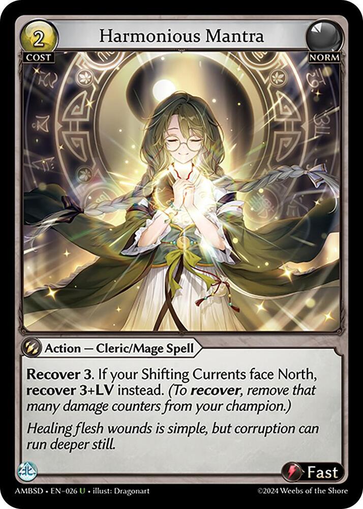 Harmonious Mantra - Mortal Ambition Starter Decks - Grand Archive TCG