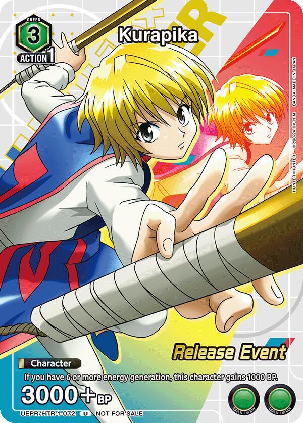 Kurapika (Release Event Participation) - UE02BT: Hunter x Hunter Release Event Cards - Union Arena