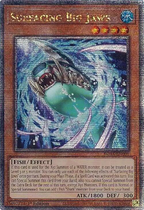 Surfacing Big Jaws (Quarter Century Secret Rare) - Rage of the Abyss - YuGiOh - TCGplayer.com