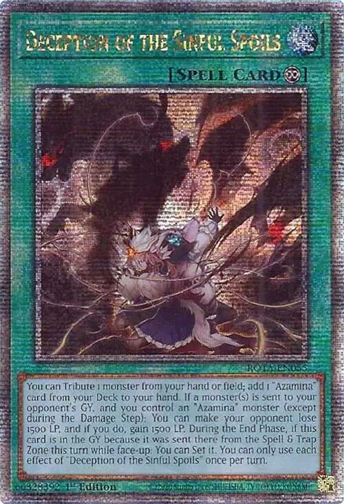Azamina Mu Rcielago (Quarter Century Secret Rare) - Rage of the Abyss ...