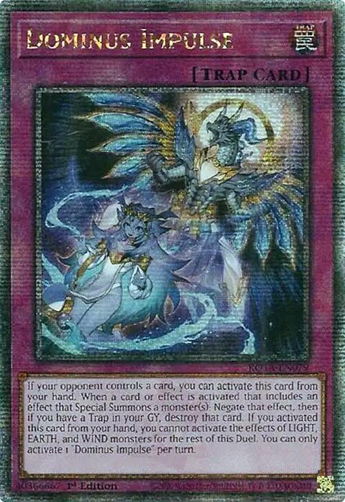 Dominus Impulse (Quarter Century Secret Rare) - Rage of the Abyss - YuGiOh - TCGplayer.com
