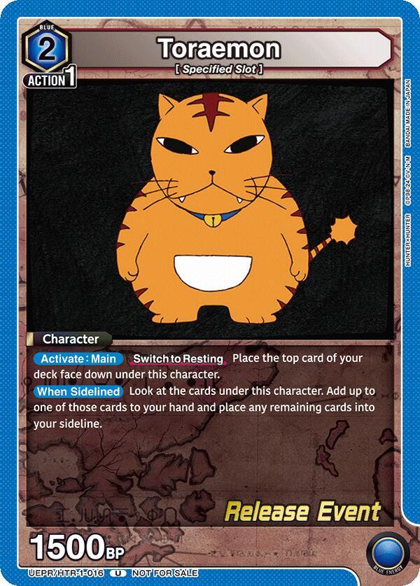 Toraemon - UE02BT: Hunter x Hunter Release Event Cards - Union Arena