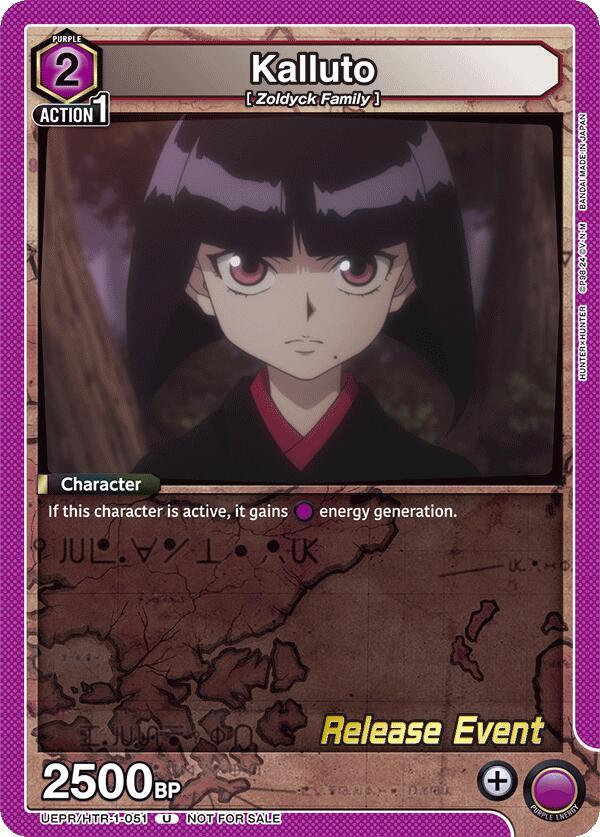 Kalluto - UE02BT: Hunter x Hunter Release Event Cards - Union Arena