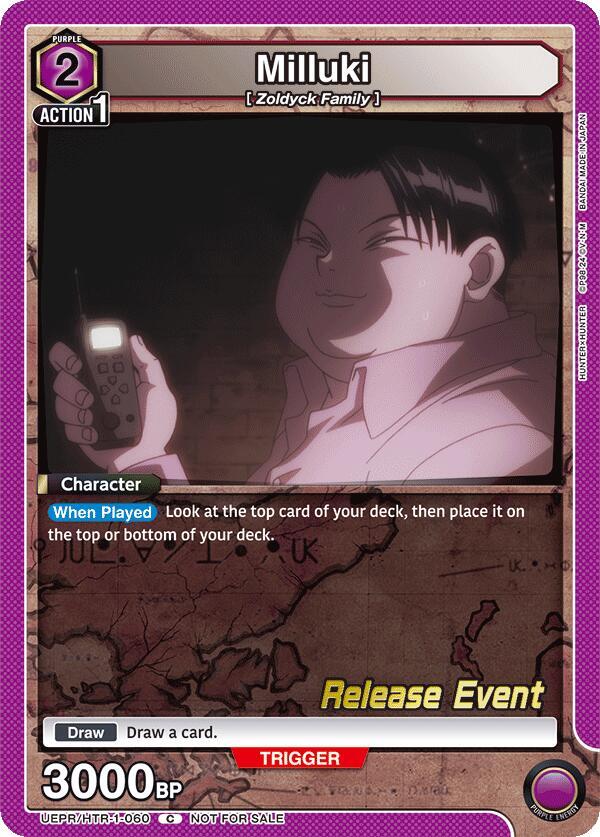 Milluki - UE02BT: Hunter x Hunter Release Event Cards - Union Arena