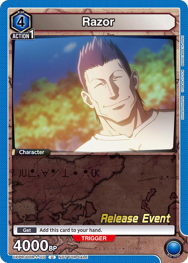 Razor (110) - UE02BT: Hunter x Hunter Release Event Cards - Union Arena