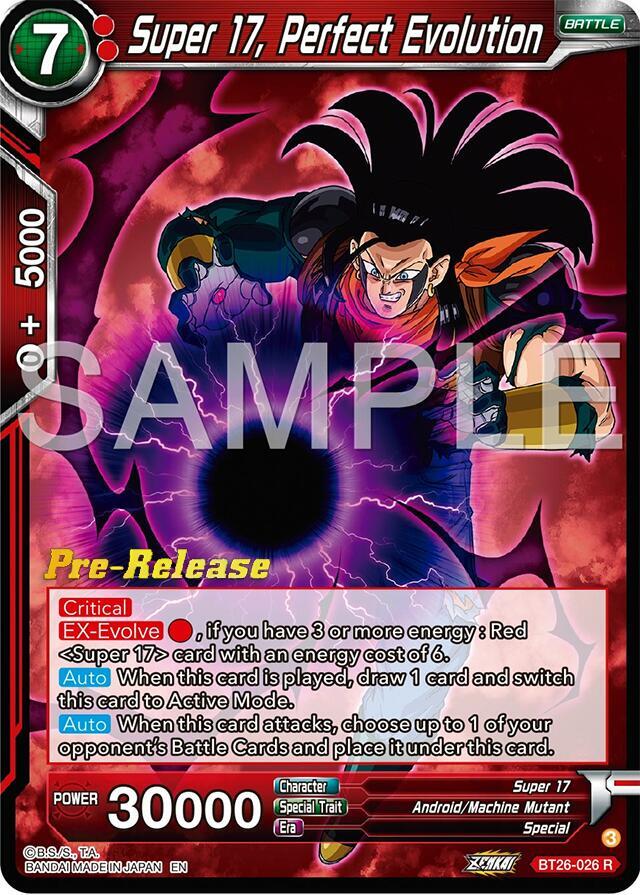 Super 17, Perfect Evolution - Ultimate Advent Pre-Release Cards ...