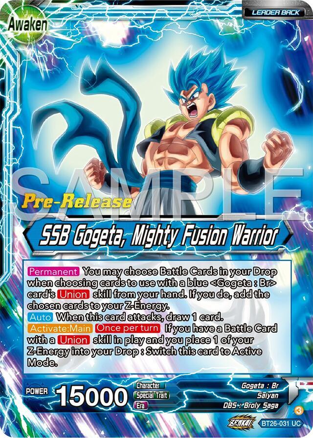 Gogeta // SSB Gogeta, Mighty Fusion Warrior - Ultimate Advent Pre ...