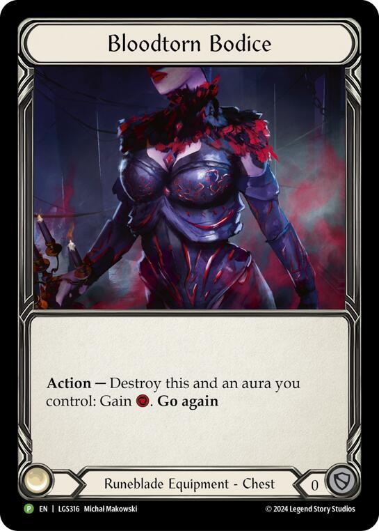 Bloodtorn Bodice - LGS316 - Flesh and Blood: Promo Cards - Flesh and ...
