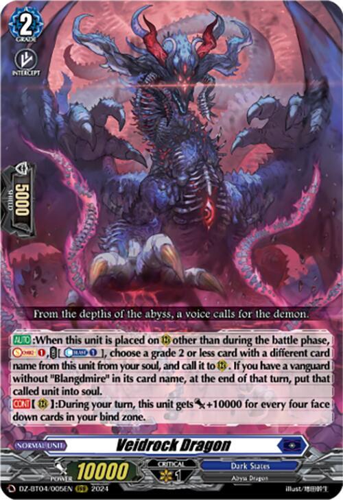 Veidrock Dragon - DZ-BT04: Destined Showdown - Cardfight Vanguard - TCGplayer.com