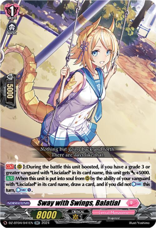 Destined One of Supremacy, Lisciafael - DZ-BT04: Destined Showdown - Cardfight Vanguard