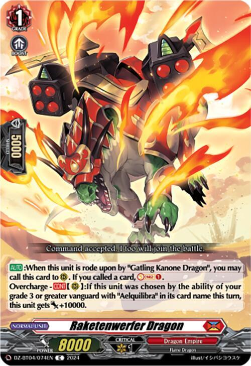 Raketenwerfer Dragon - DZ-BT04: Destined Showdown - Cardfight Vanguard