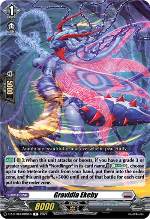 Gravidia Ekeby - DZ-BT04: Destined Showdown - Cardfight Vanguard