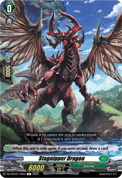 Stagnipper Dragon - DZ-BT04: Destined Showdown - Cardfight Vanguard