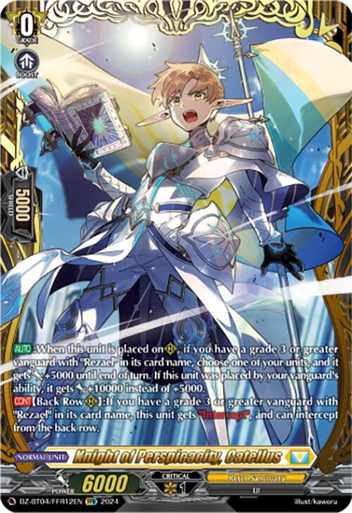Knight of Perspicacity, Catellus (FFR) - DZ-BT04: Destined Showdown ...