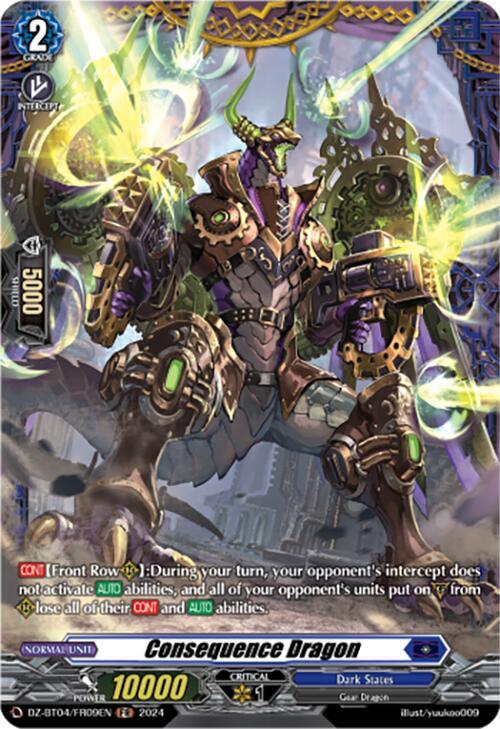 Consequence Dragon (FR) - DZ-BT04: Destined Showdown - Cardfight Vanguard