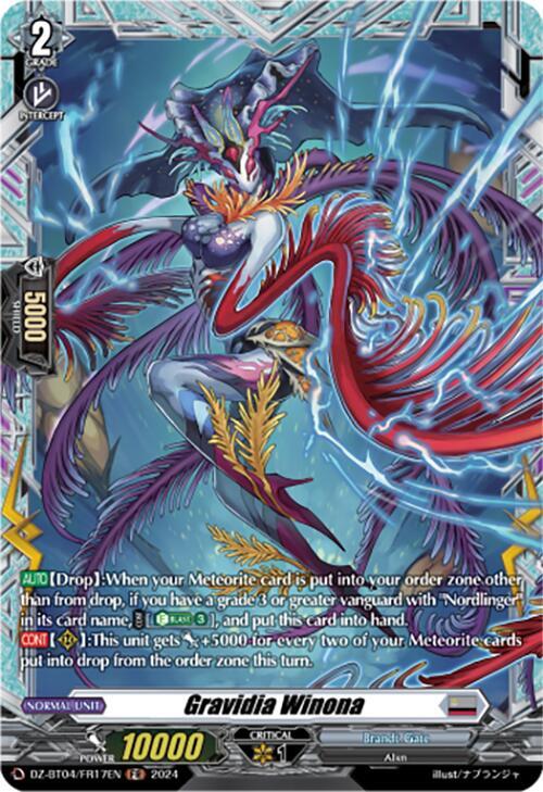 Gravidia Winona (FR) - DZ-BT04: Destined Showdown - Cardfight Vanguard