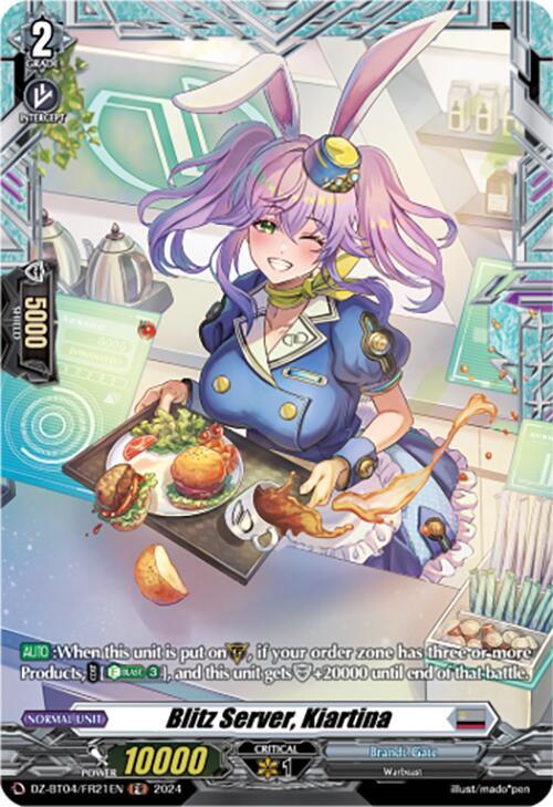 Blitz Server, Kiartina (FR) - DZ-BT04: Destined Showdown - Cardfight Vanguard
