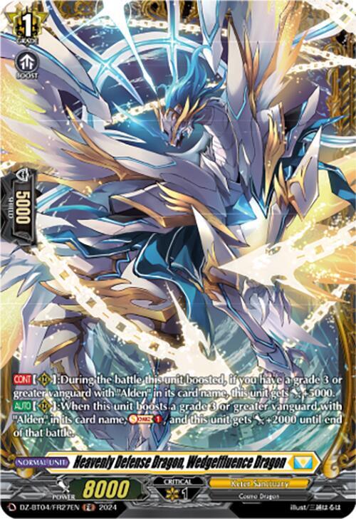Heavenly Defense Dragon, Wedgeffluence Dragon (FR) - DZ-BT04: Destined ...