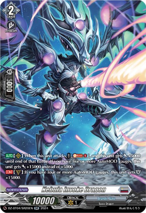 Nebula Invoke Dragon (SR) - DZ-BT04: Destined Showdown - Cardfight Vanguard