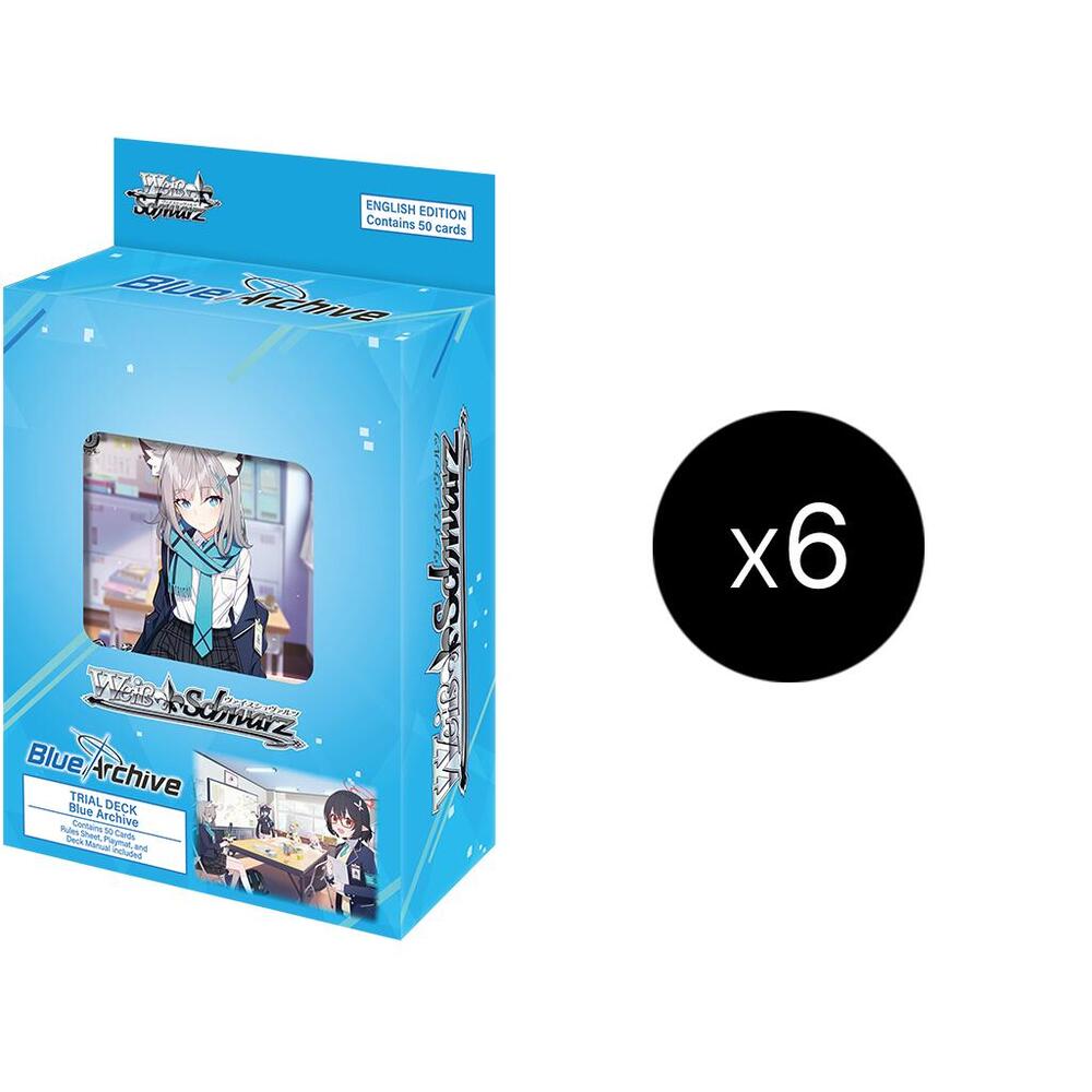 Blue Archive Trial Deck Display - Blue Archive - Weiss Schwarz ...