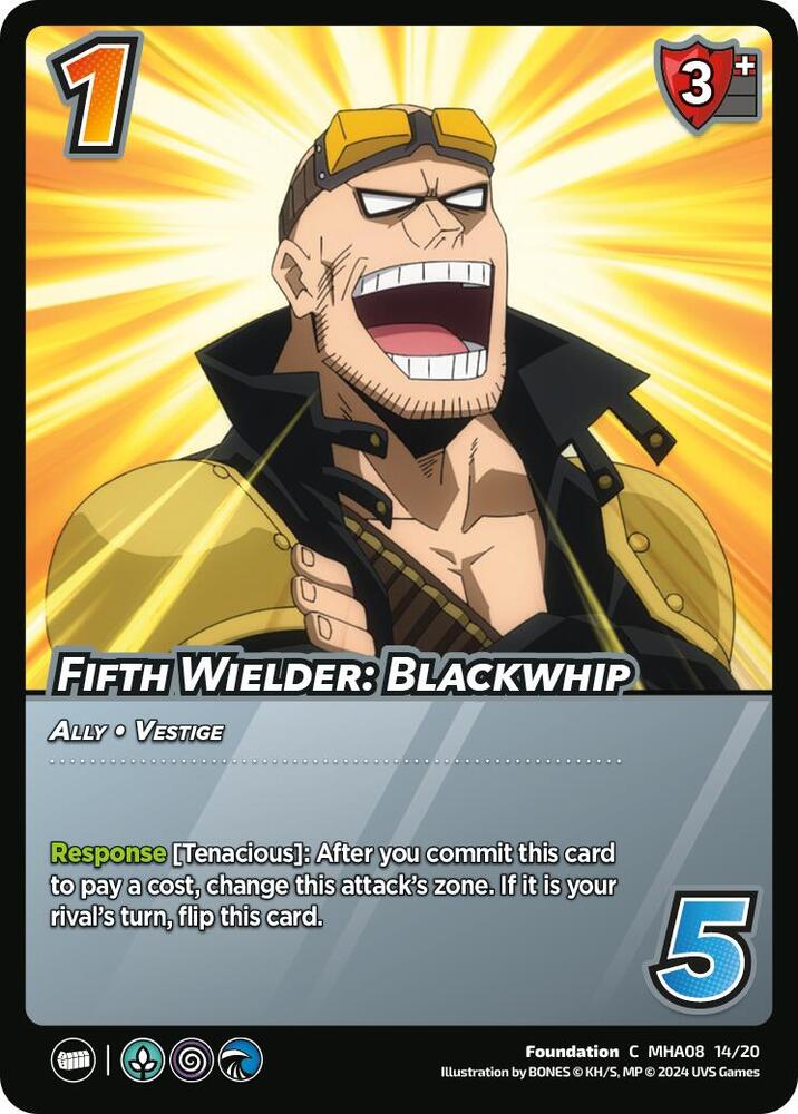 Fifth Wielder: Blackwhip - Challenger Series: My Hero Academia - Dark ...