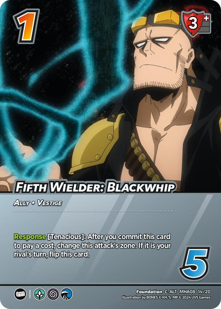 Fifth Wielder: Blackwhip (Alternate Art) - Challenger Series: My Hero ...