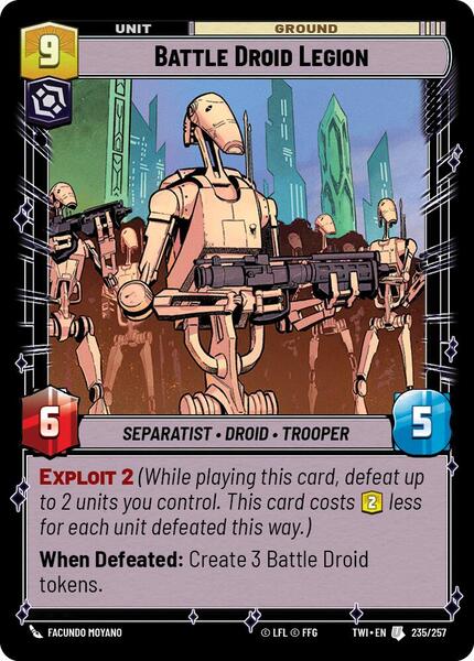Battle Droid Legion - Twilight of the Republic - Star Wars: Unlimited ...