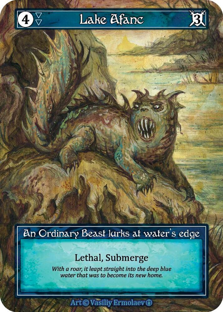 Lake Afanc (Foil) - Arthurian Legends - Sorcery: Contested Realm