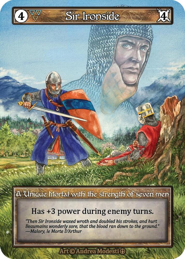 Sir Ironside (Foil) - Arthurian Legends - Sorcery: Contested Realm